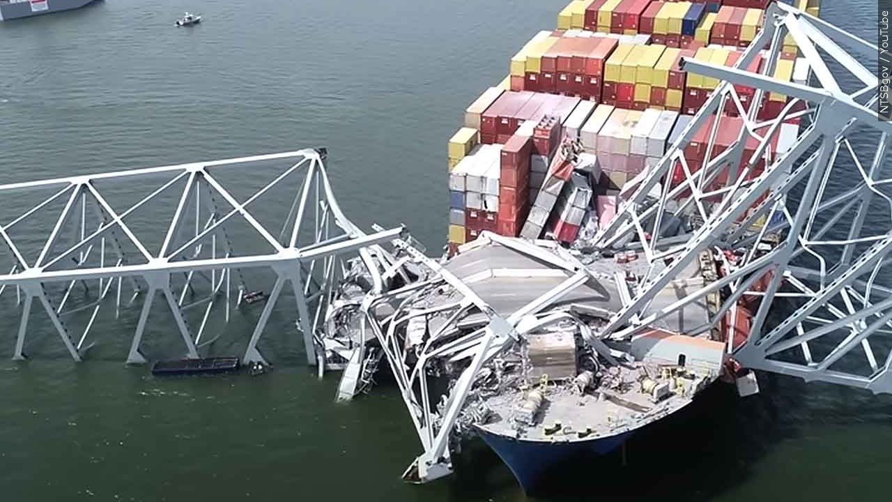 Cleanup, Investigation Continues at Baltimore Bridge Collapse Site ...